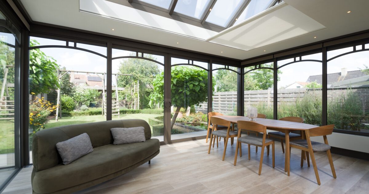 Réalisation: véranda classique à Veurne